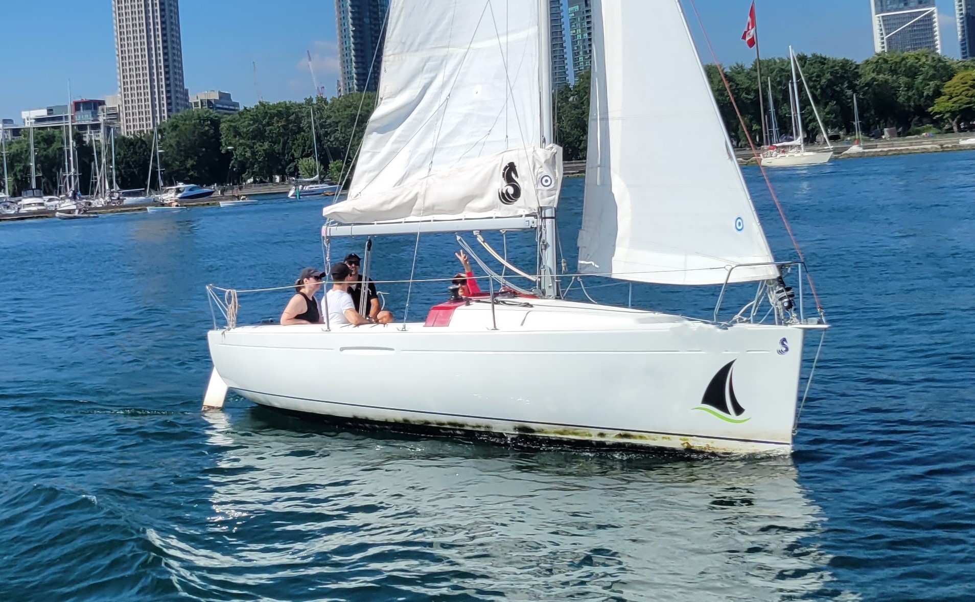Hot Flash Sailing Yacht Toronto – 4-Person Charter | Gone Sailing
